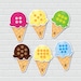 Ice Cream Numbers Matching Activity. Toddlers Sort and Match Game. Math ...