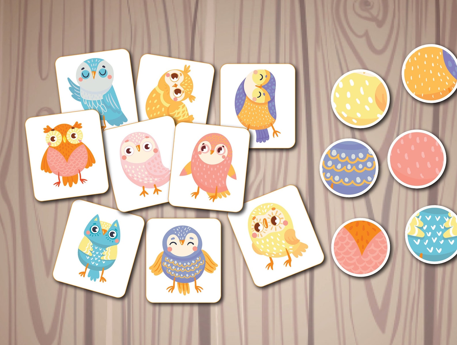 Pattern Matching Activity Toddler Matching Cards Preschool - Etsy