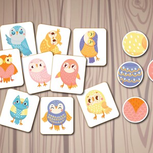 Pattern Matching Activity, Toddler Matching Cards, Preschool Printables ...