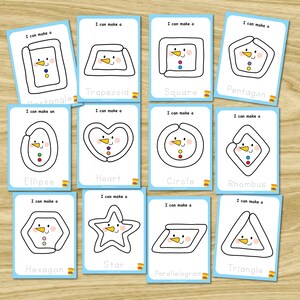 Snowman Shapes Play Dough Mats, Printable Play Doh, Toddler Quiet Time ...