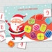 Christmas Counting Activity. Toddler Ten Frame. Montessori Material ...