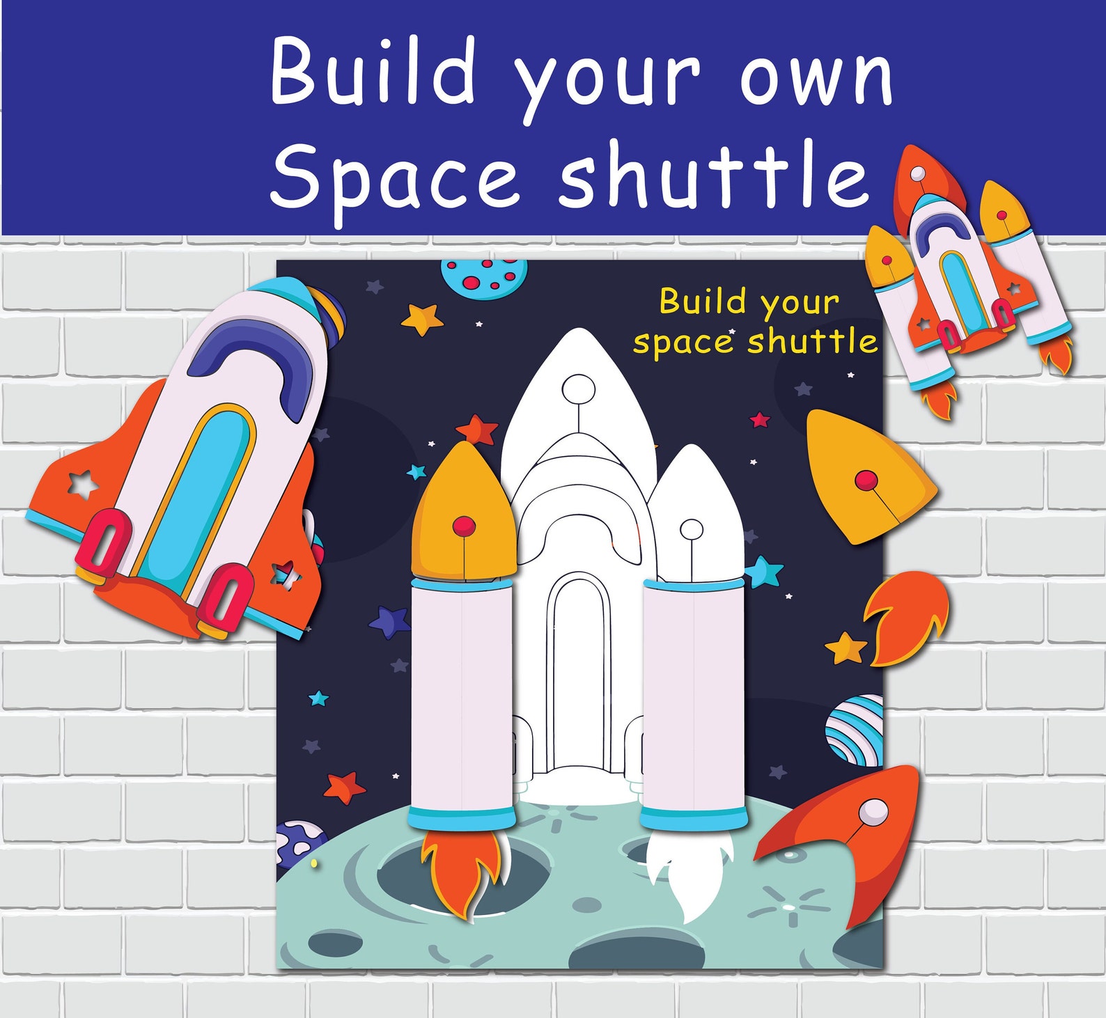 Outer Space Busy Book Solar System Learning Binder Preschool - Etsy