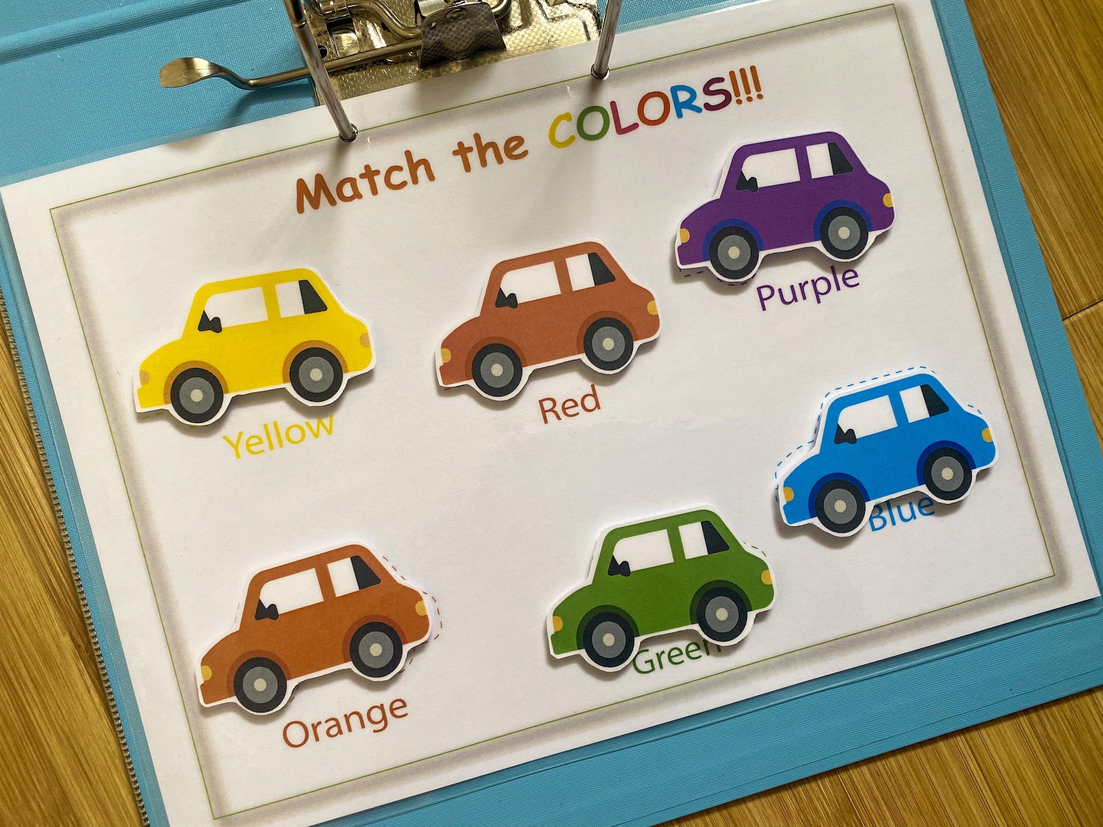 Trucks Cars and Things That Go Busy Book Learning Binder for - Etsy