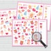 I Spy Valentine's Day, Look and Find Counting Game, Toddler Printables ...