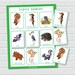 Forest Animals Busy Book Pages, Toddler Quiet Time Activity, Preschool ...