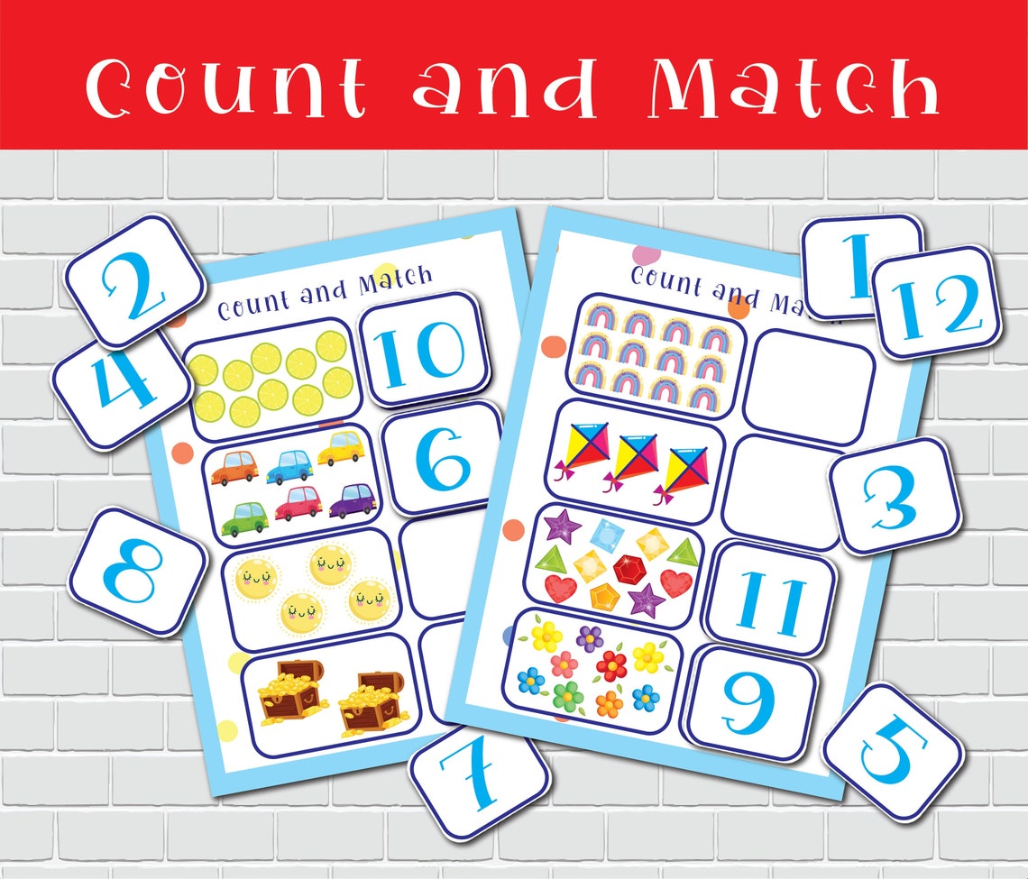 Math Busy Book Printable Worksheets for Pre-k Learning. - Etsy