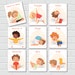 Kids Yoga Cards, Yoga Poses Flashcards, Printable Cards for Children ...
