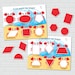Crab Shape Matching Activity, 2D Shapes, Summer Busy Book Page, File ...