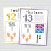 Number Sense Posters 1-20. Preschool Math Activities, Number ...