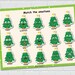 Christmas Tree Emotions Activity for Kids, Preschool Printables ...
