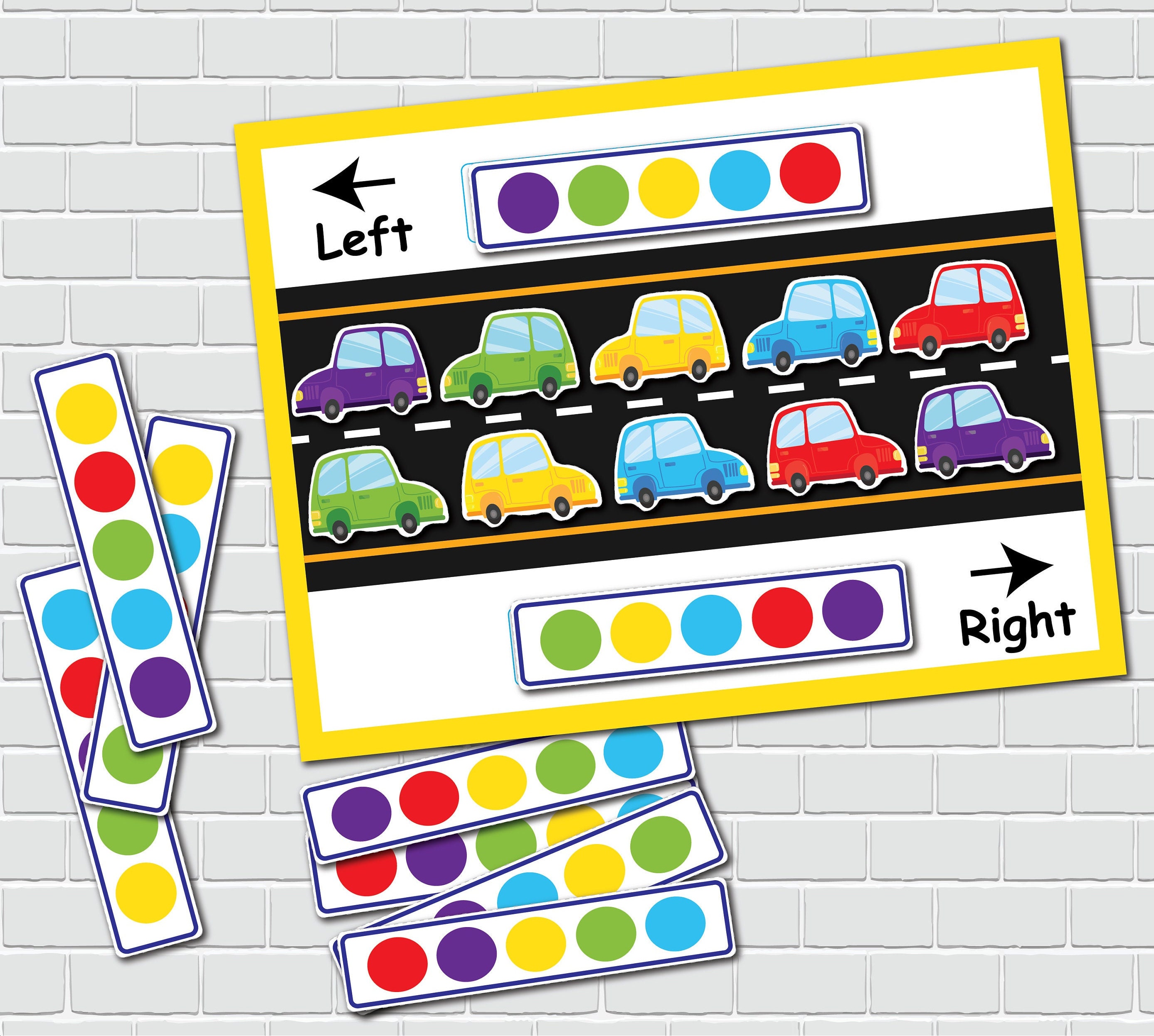 Preschool Pattern Activity Toddler Busy Book Page Learning Binder ...