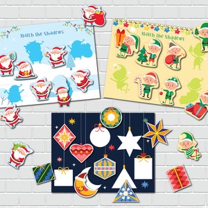 Christmas Busy Book. Preschool Learning Binder. Toddler Quiet Book ...