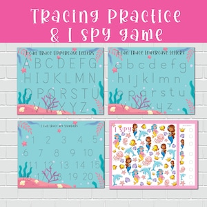 Mermaids Busy Book for Girls. Printable Activities. Pre-k Learning ...