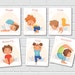 Kids Yoga Cards, Yoga Poses Flashcards, Printable Cards for Children ...