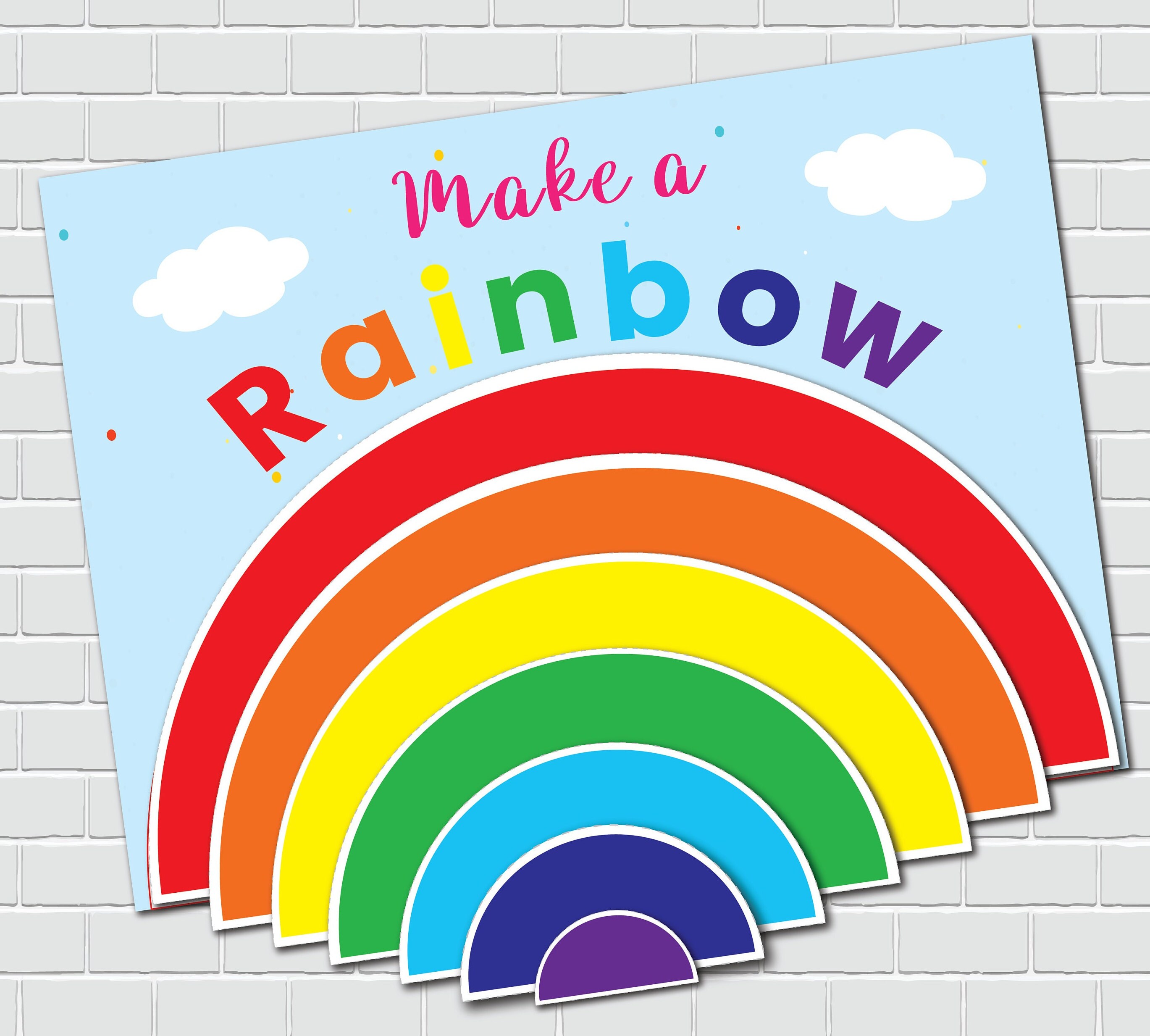 Rainbow Printable Activity for Toddlers and Preschool Busy Binder ...