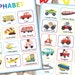 Alphabet Matching Game, ABC Printable Activity, Busy Book Pages ...