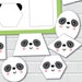 Panda Shape Matching Activity, 2D Shapes, Busy Book Page, File Folder ...