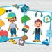 Dress up Printable Activity Four Seasons File Folder Games Toddler ...