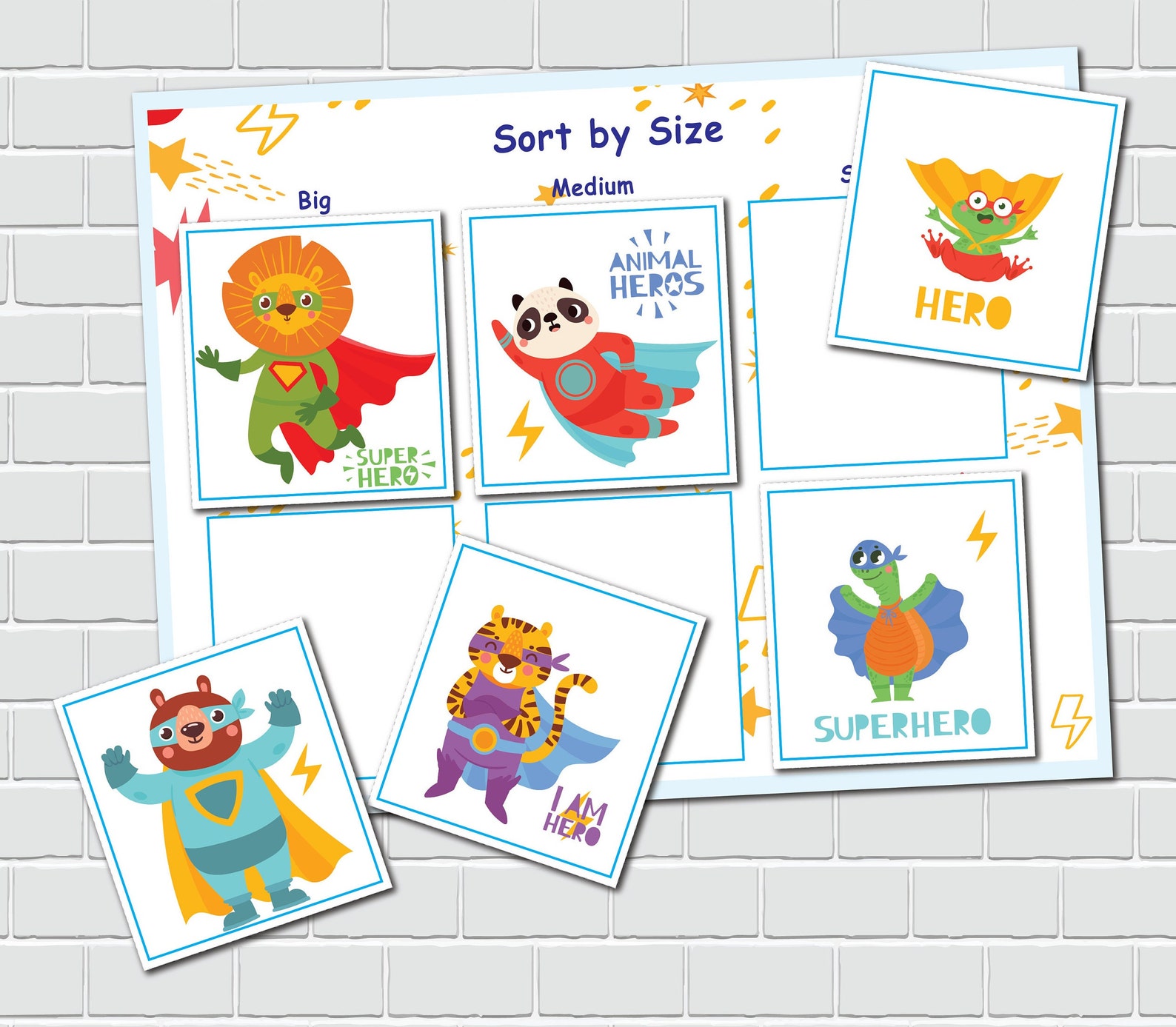 Toddler Busy Book Superhero Theme Preschool Printable - Etsy