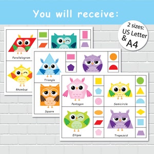 2D Shapes Clip Cards, Shapes Busy Book, File Folder Games, Special ...