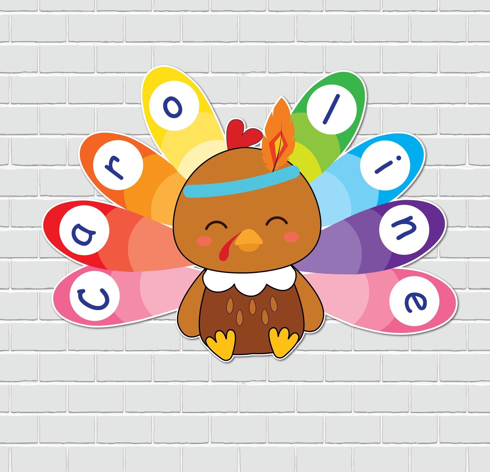 Turkey Name Craft: Thanksgiving Printables, Letter Recognition Activity ...