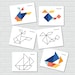 Transportation Theme Printable Tangrams Puzzle Activity for Preschool ...