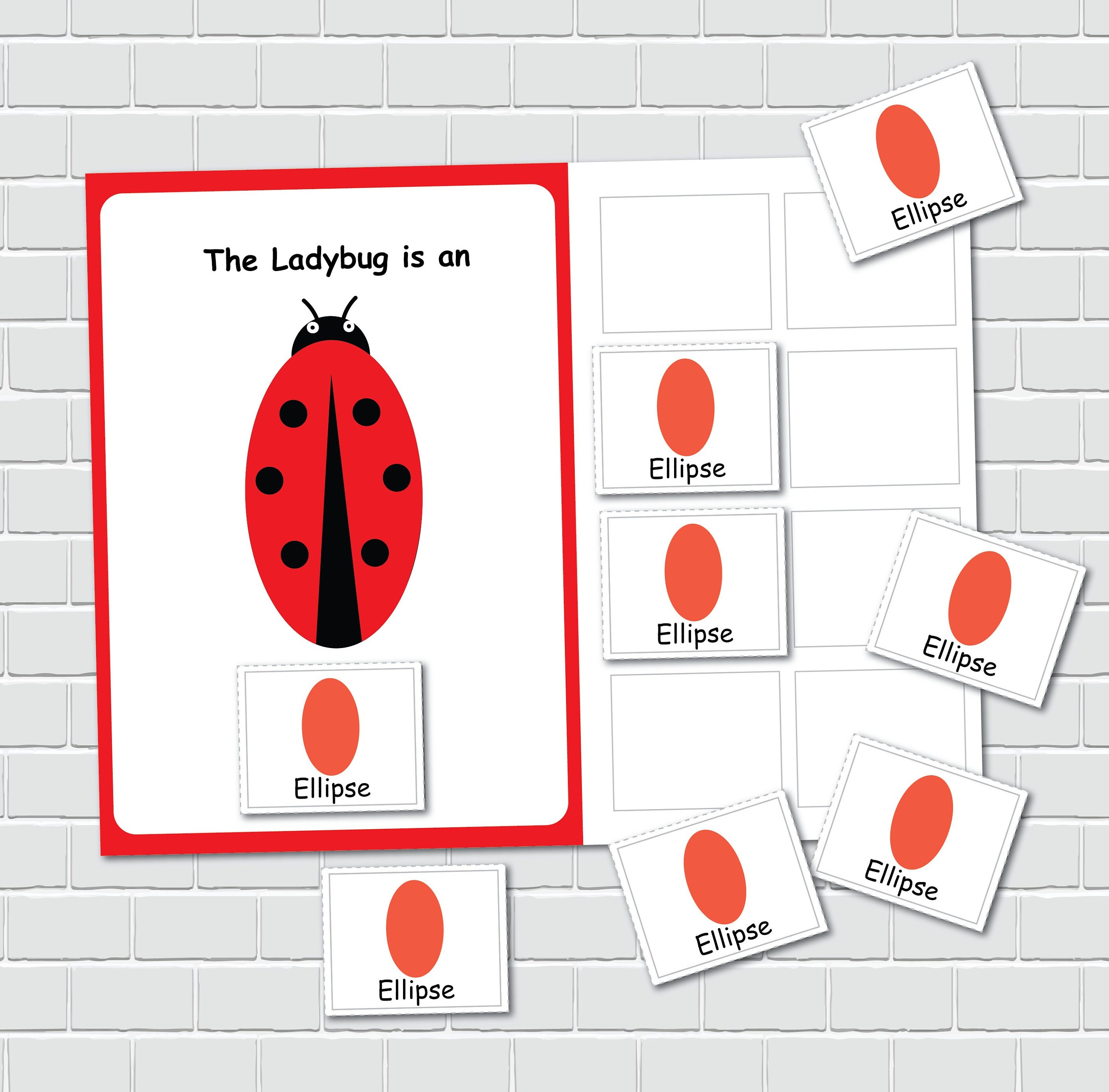 Errorless Shape Matching Games and Activities for Kids, File Folder ...