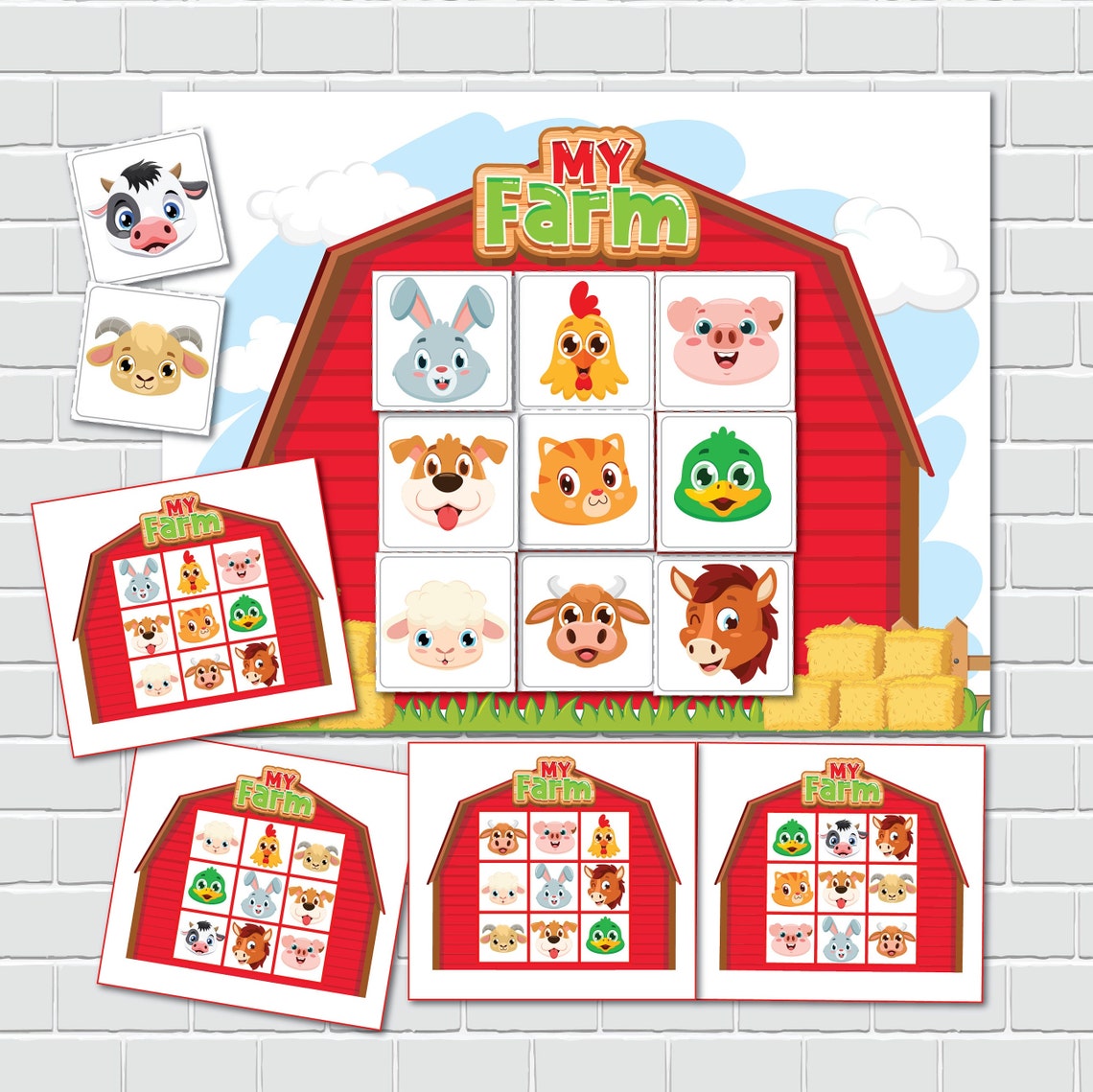 Animal Pattern Match Activities, Toddler Busy Book Pages, Learning ...