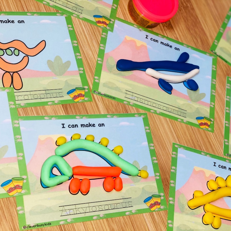 Dinosaur Card Play Mat - Etsy