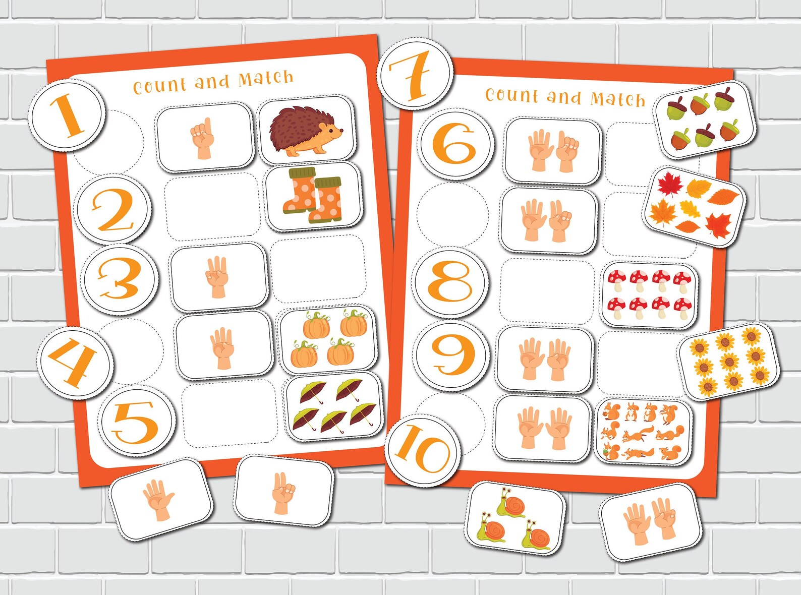 Fall Busy Book, Autumn Quiet Book, Toddler Learning Binder, Preschool ...
