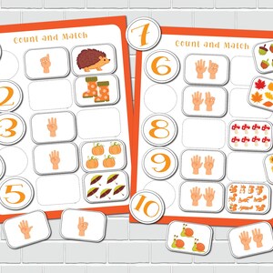 Fall Busy Book, Autumn Quiet Book, Toddler Learning Binder, Preschool ...