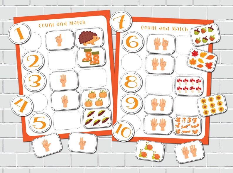 Fall Busy Book Autumn Quiet Book Toddler Learning Binder - Etsy