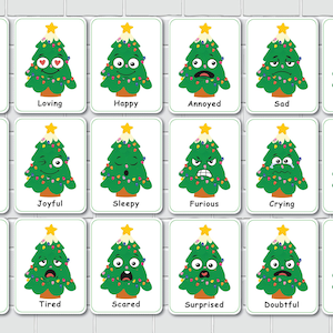 Christmas Tree Emotions Activity for Kids, Preschool Feelings ...