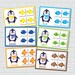Penguin Color Matching Activity for Kids, Winter Activities, Toddler ...
