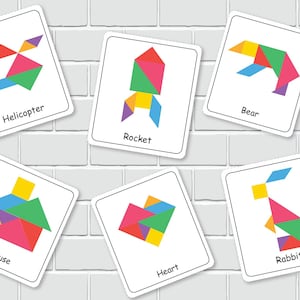 Printable Tangrams Puzzle Activity for Preschool and Kindergarten ...