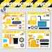 Construction Trucks Cut Out and Glue. Crafts for (Instant Download) - Etsy