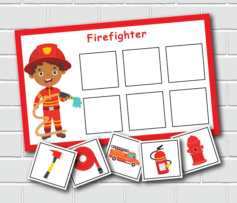Community Helpers Preschool Sorting Mats. Professions - Etsy