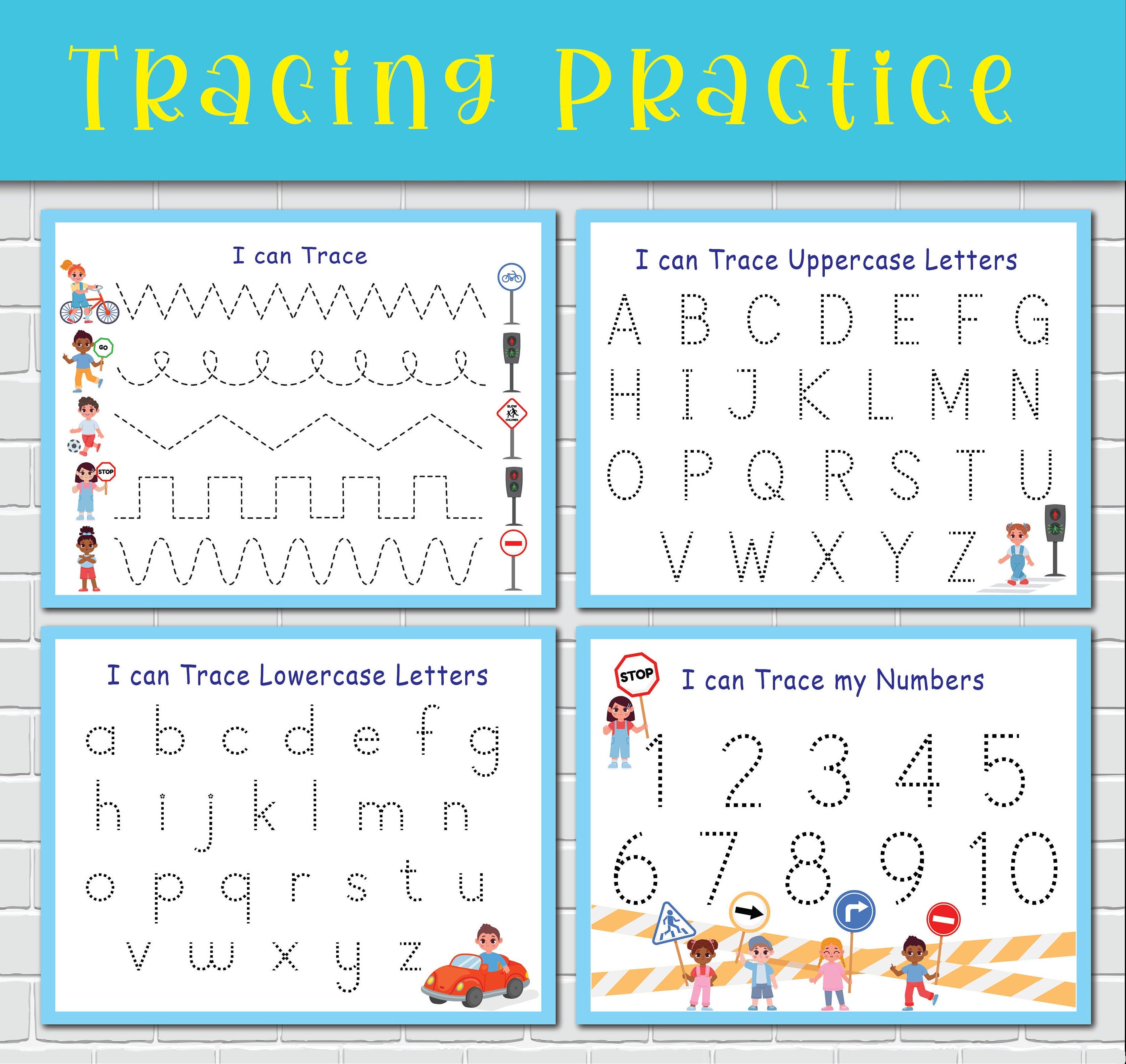 Vehicles Busy Book Preschool Learning Binder Toddler Quiet - Etsy