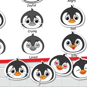 Penguin Emotions Activity, Feelings Matching Game, File Folder Games ...