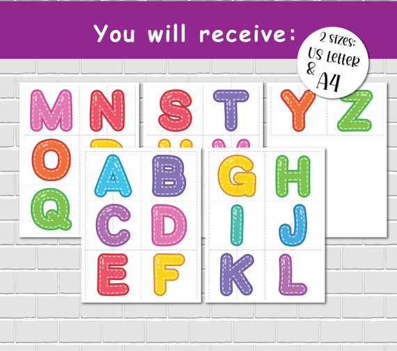 Juego De Emparejar Alfabetos Y Letras Que Emparejan El Alfabeto Juego