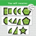 Road Shape Mats for Preschool, 2D Shapes Printable Activity, Homeschool ...