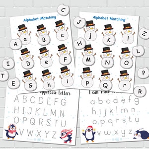 Winter Busy Book, Preschool Quiet Book, Printable Activities, Toddler ...