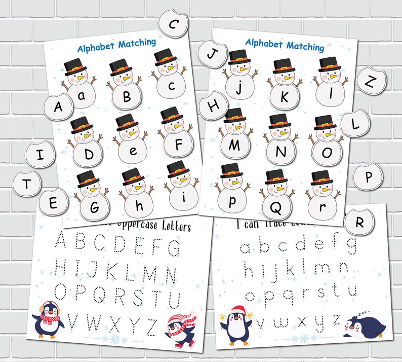 Winter Busy Book, Preschool Quiet Book, Printable Activities, Toddler ...