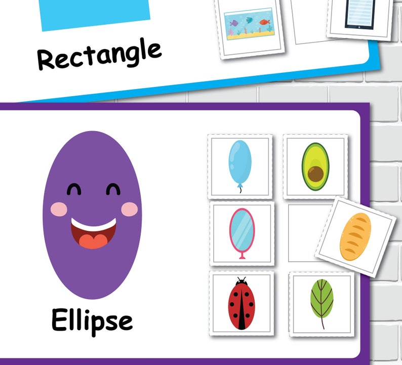 Errorless Shape Matching Games, Shapes Busy Book, File Folder Games ...