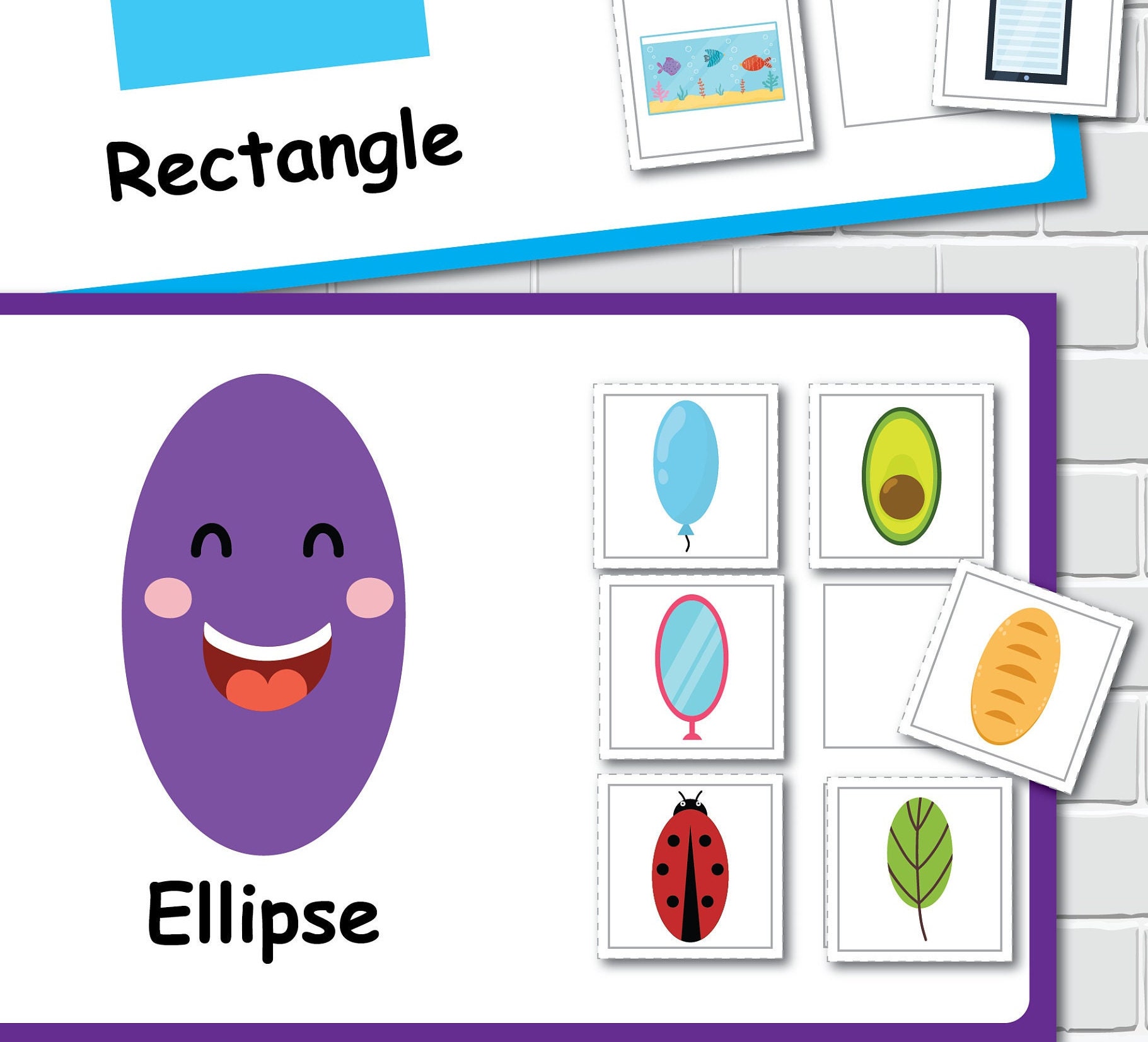 Errorless Shape Matching Games, Shapes Busy Book, File Folder Games ...