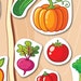 Fruits and Vegetables Sorting Printable Activity. Farm Busy Book Page ...