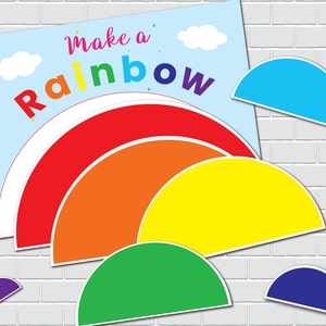 Rainbow Printable Activity for Toddlers and Preschool Busy Binder ...