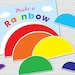Rainbow Printable Activity for Toddlers and Preschool Busy Binder ...