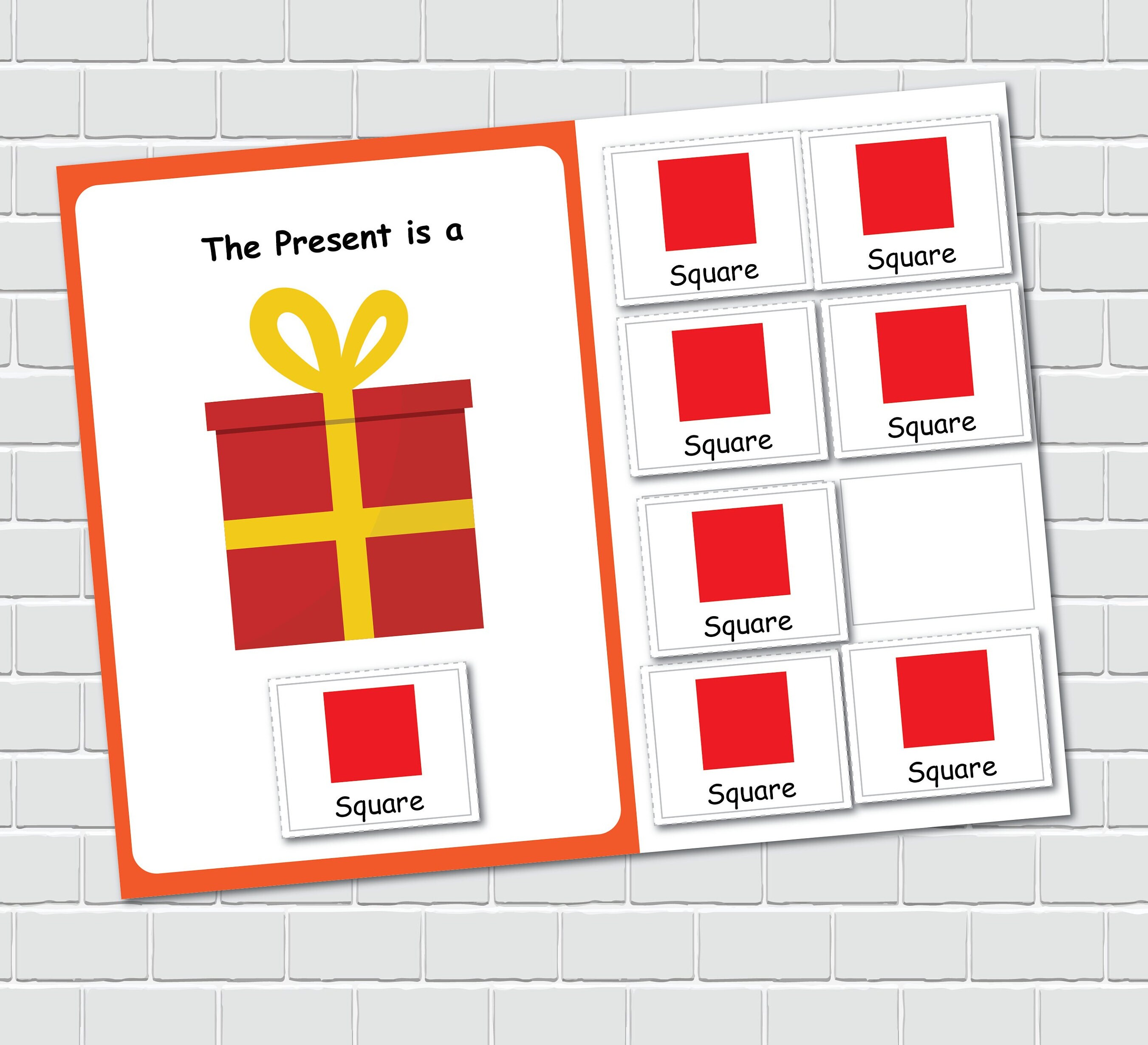 Errorless Shape Matching Games and Activities for Kids, File Folder ...