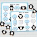 Penguin Shapes Activity, 2D Shapes, Winter Busy Book, File Folder Games ...